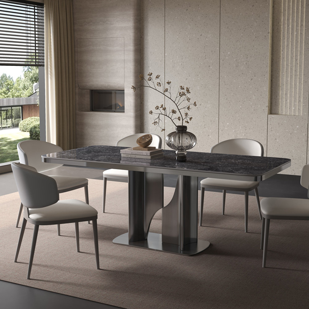Elamer French modern simple high-end dining table | Wayfair