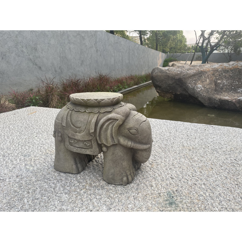 Hi-Line Gift Ltd. Regal Pachyderm Classic Elephant Plant Stand ...