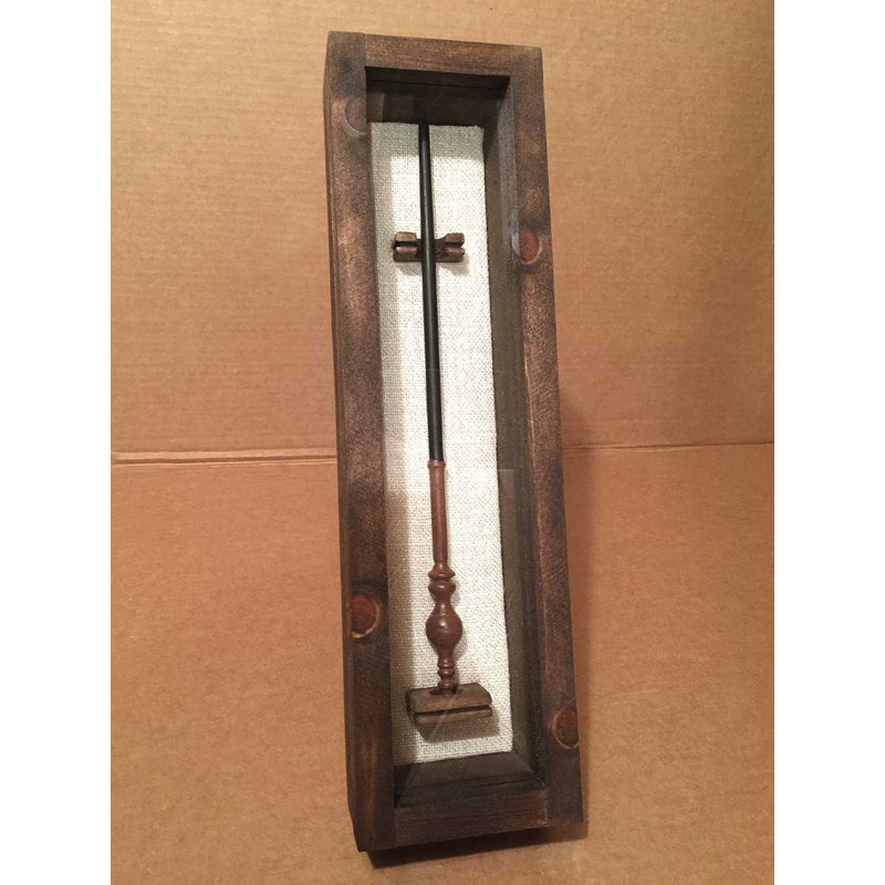 The Farm Mechanic Harry Potter Inspired Wand Shadow Box | Wayfair