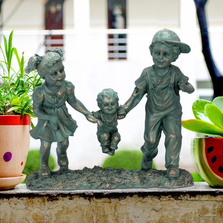 Design Toscano Swing Time Children Garden Statue & Reviews | Wayfair.co.uk
