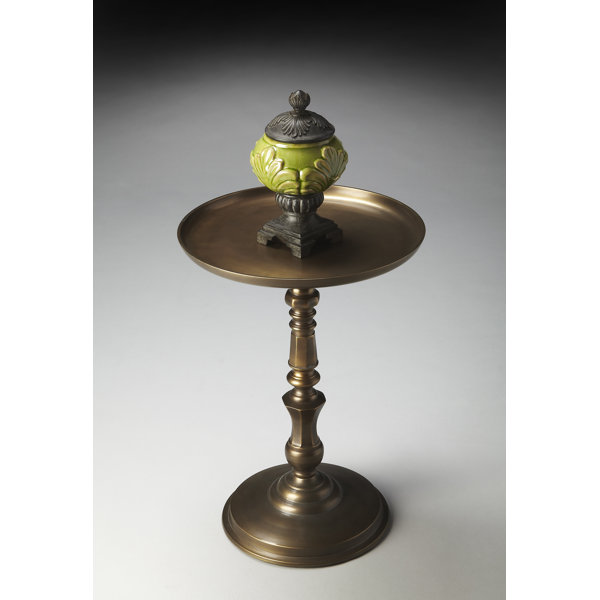 Butler Orleans Round Metal 16"W Side Table & Reviews | Perigold