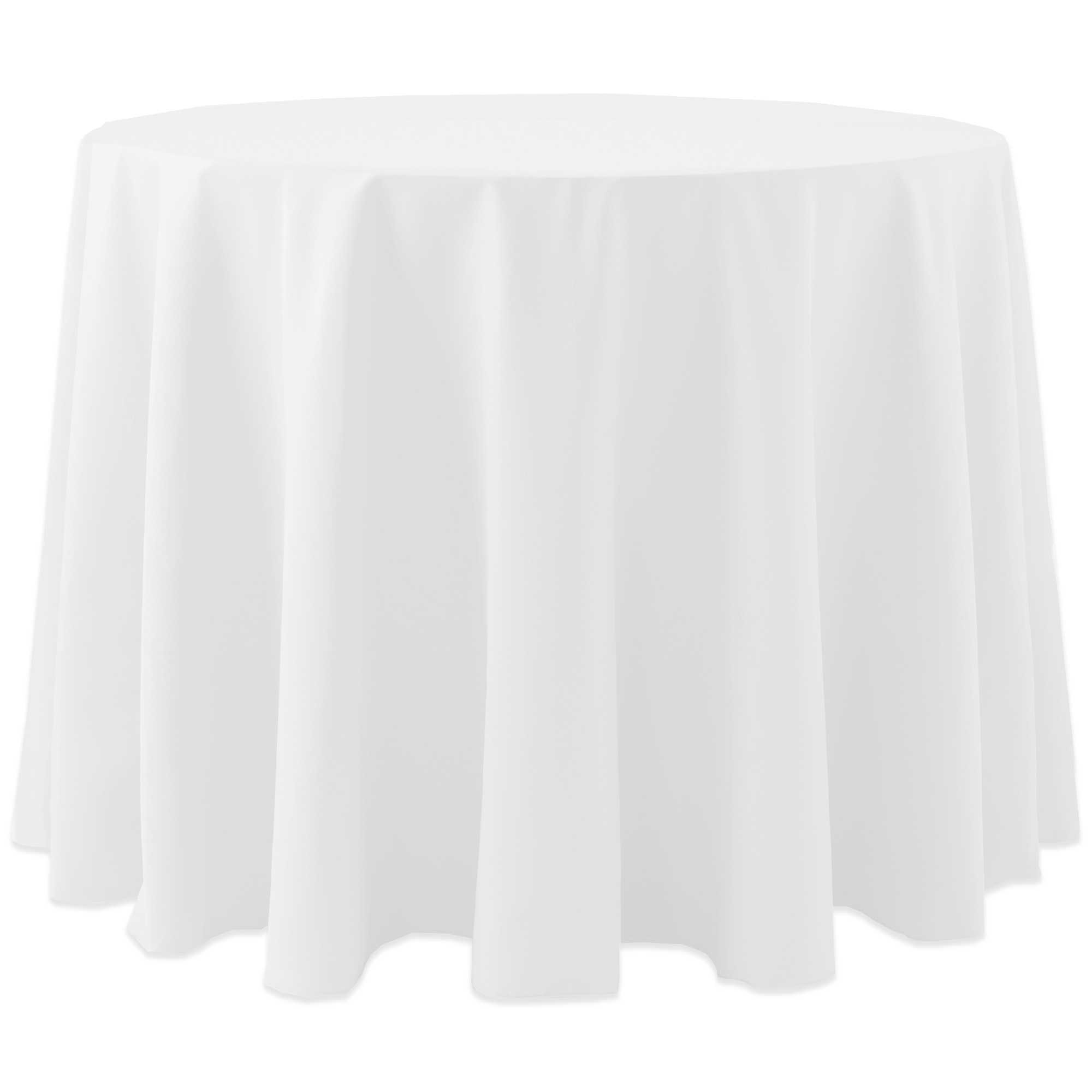 Ultimate Textile -2 Pack- Cotton-Feel 102-Inch Round Fine Dining ...