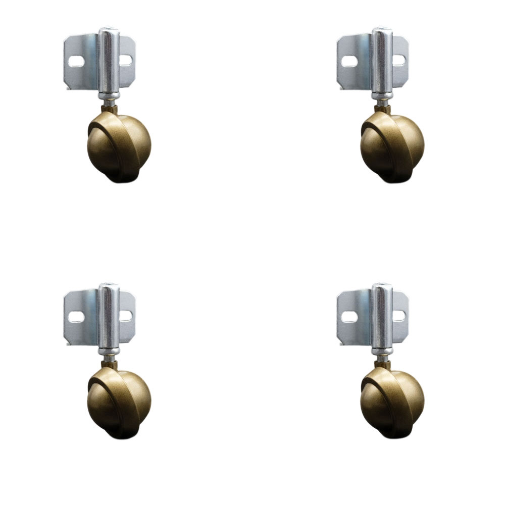 Service Caster Metal Ball Caster with Side Mount Bracket | Wayfair