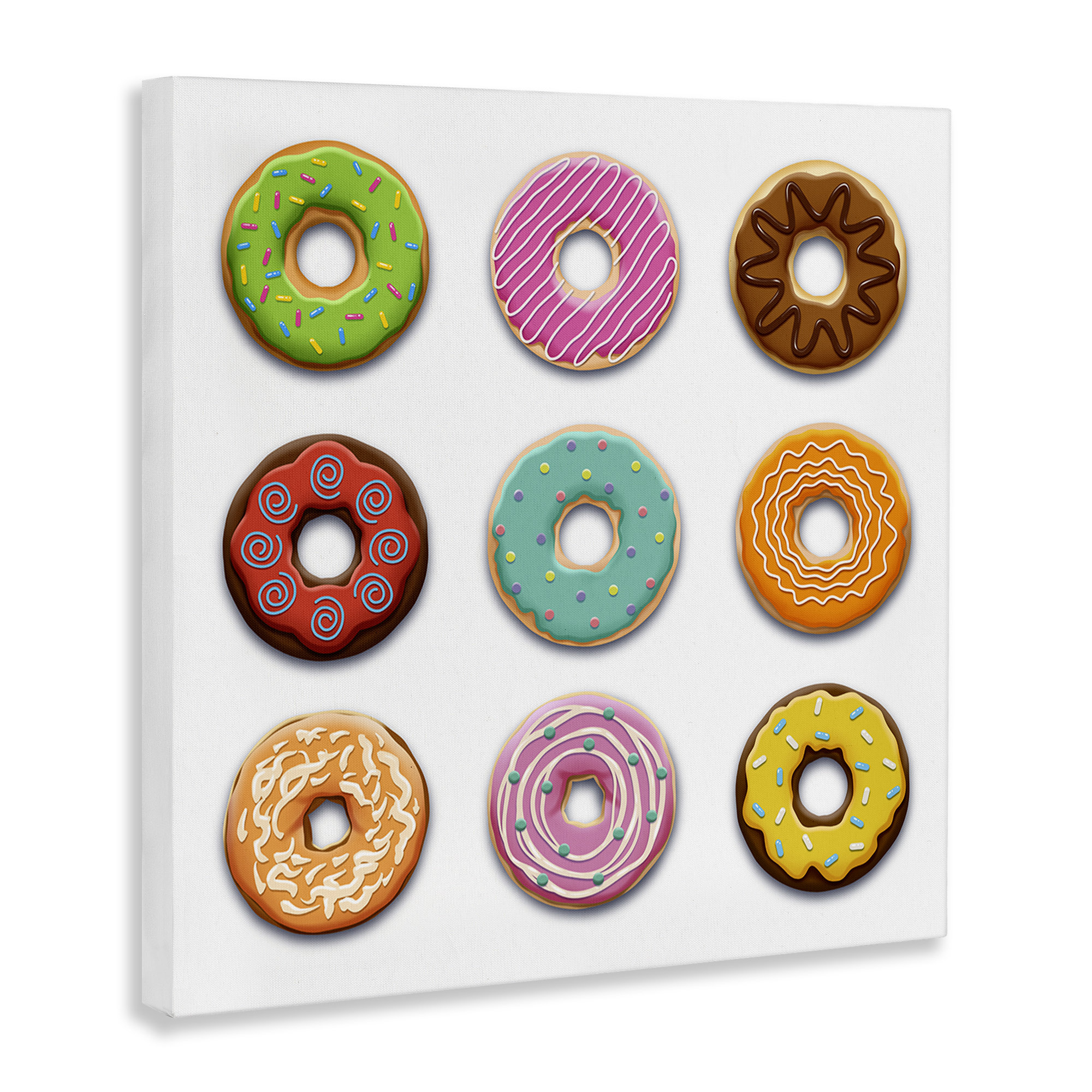 Dakota Fields Delicious Various Donuts Canvas, design by Marcus Prime ...