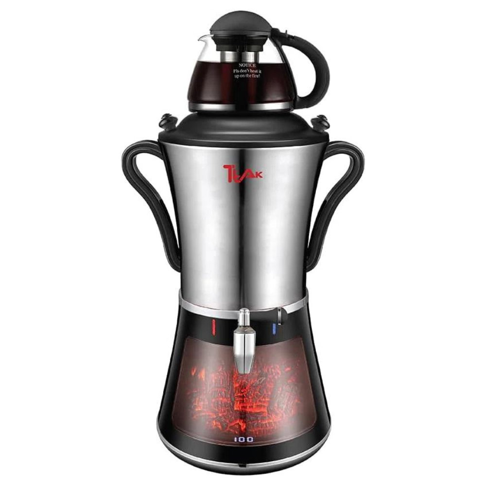 Ttak Houseware Electric Stainless Steel Samovar Masterpiece Fireplace ...