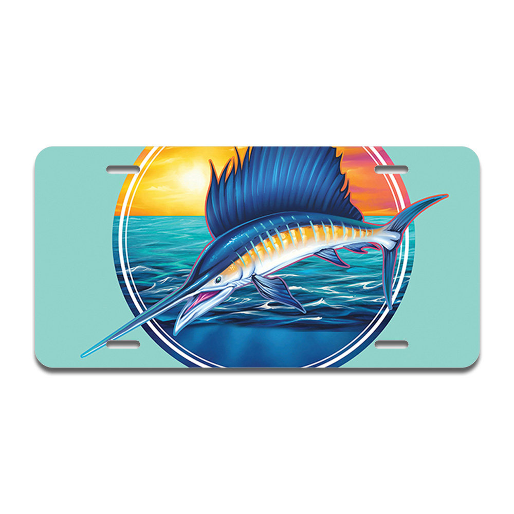 SignMission Sailfish Aluminum Plate Frame | Wayfair
