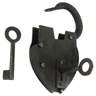Treasure Gurus Unique Large Heart Shaped Railroad Padlock with Keys ...