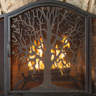 Andover Mills™ Kittleson Large Tree of Life Fire Screen with Door ...