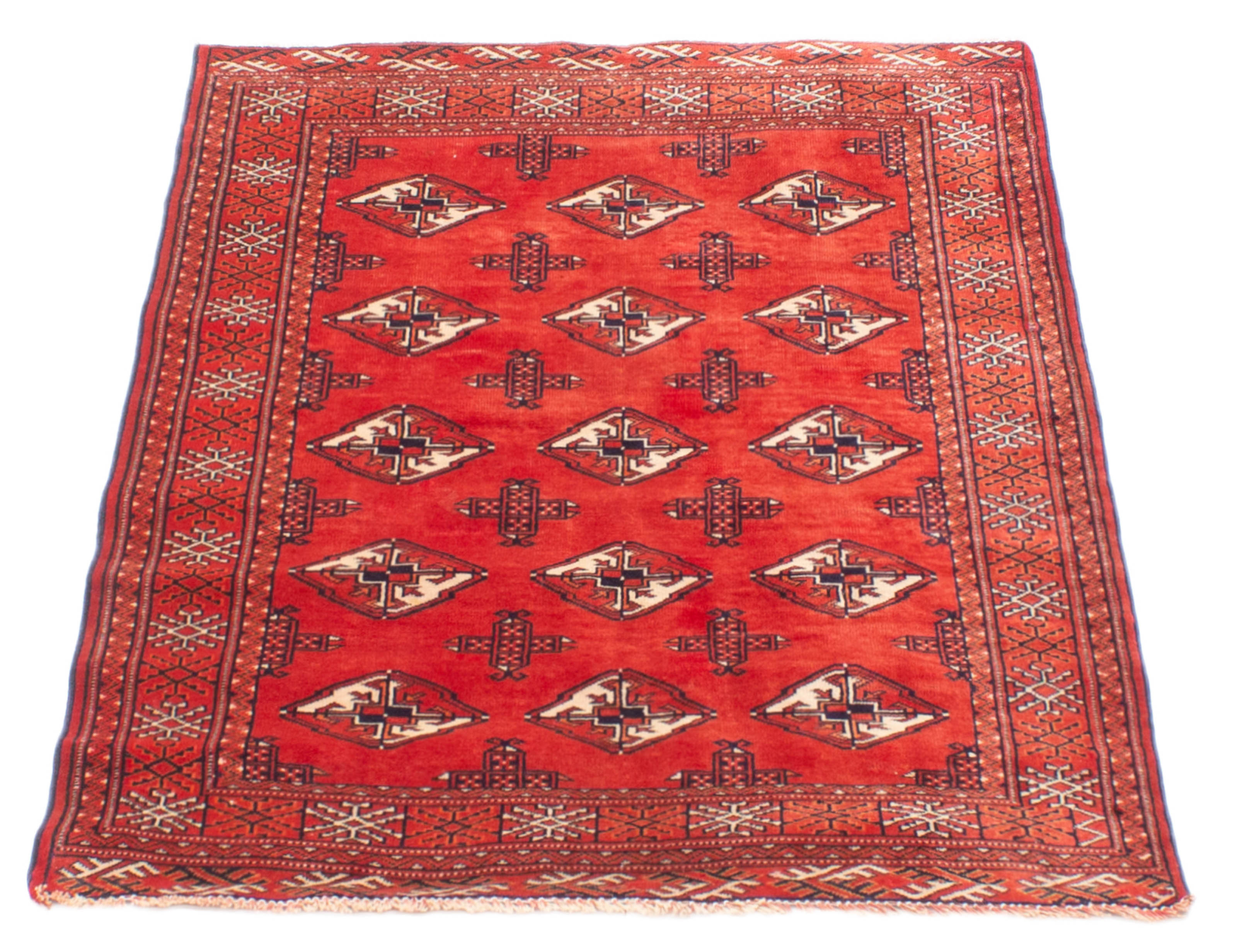 Bungalow Rose Hand Knotted Baluch Copper Wool Rug 3'3" x 4'7" | Wayfair