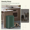 Songmics Stainless Steel Step On Fingerprint-resistant Trash Can with ...