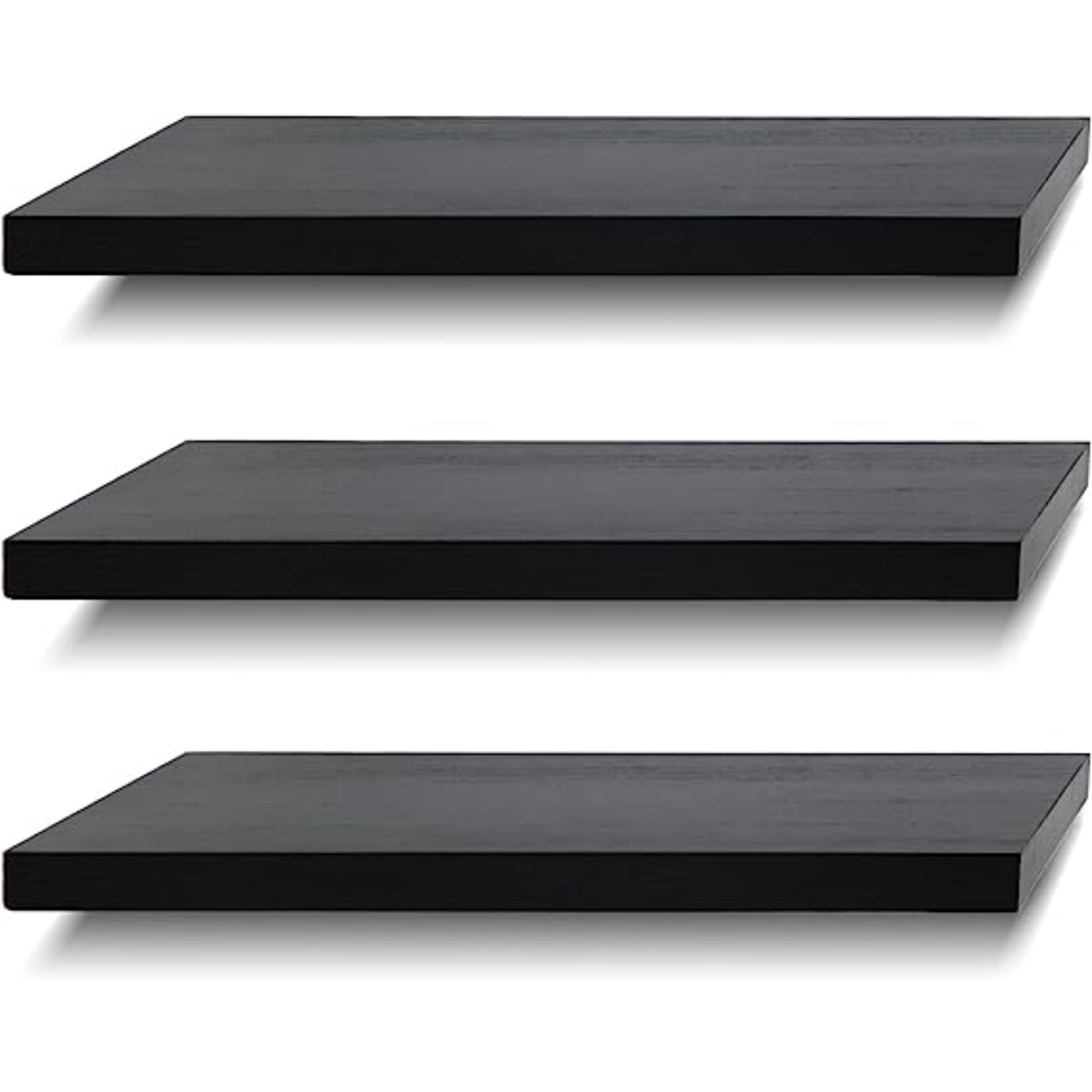 Latitude Run® Floating Shelves Wall Shelf Solid Wood For Bathroom ...