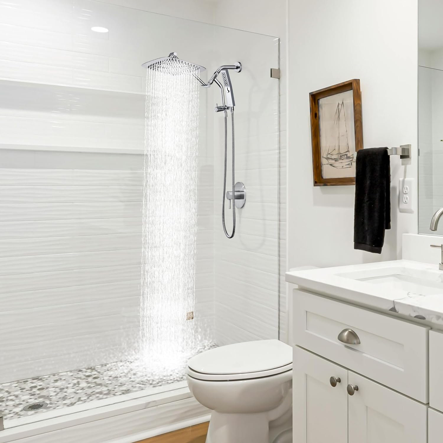 Hoomic Rain Dual Shower Head 1.75 GPM GPM | Wayfair