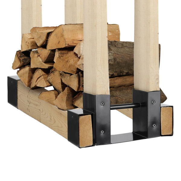 Symple Stuff Elden 13.2'' W Metal Log Rack - Wayfair Canada