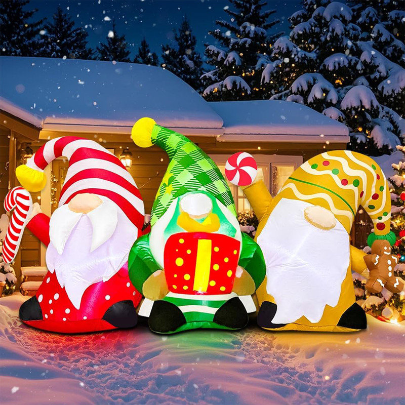 The Holiday Aisle® 6FT Christmas Inflatables Outdoor Decorations ...