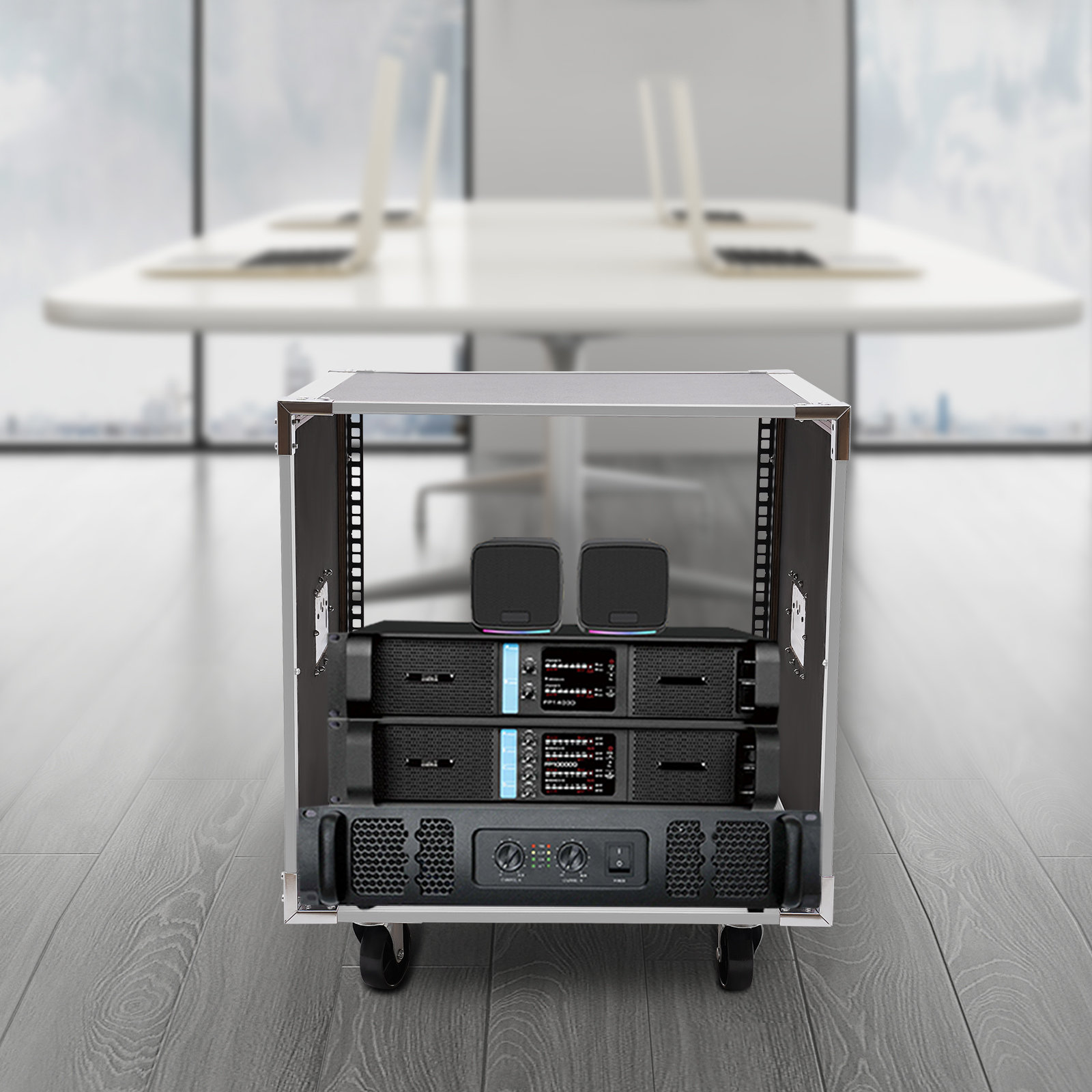 FRONG 10U Portable Rolling Network Rack | Wayfair