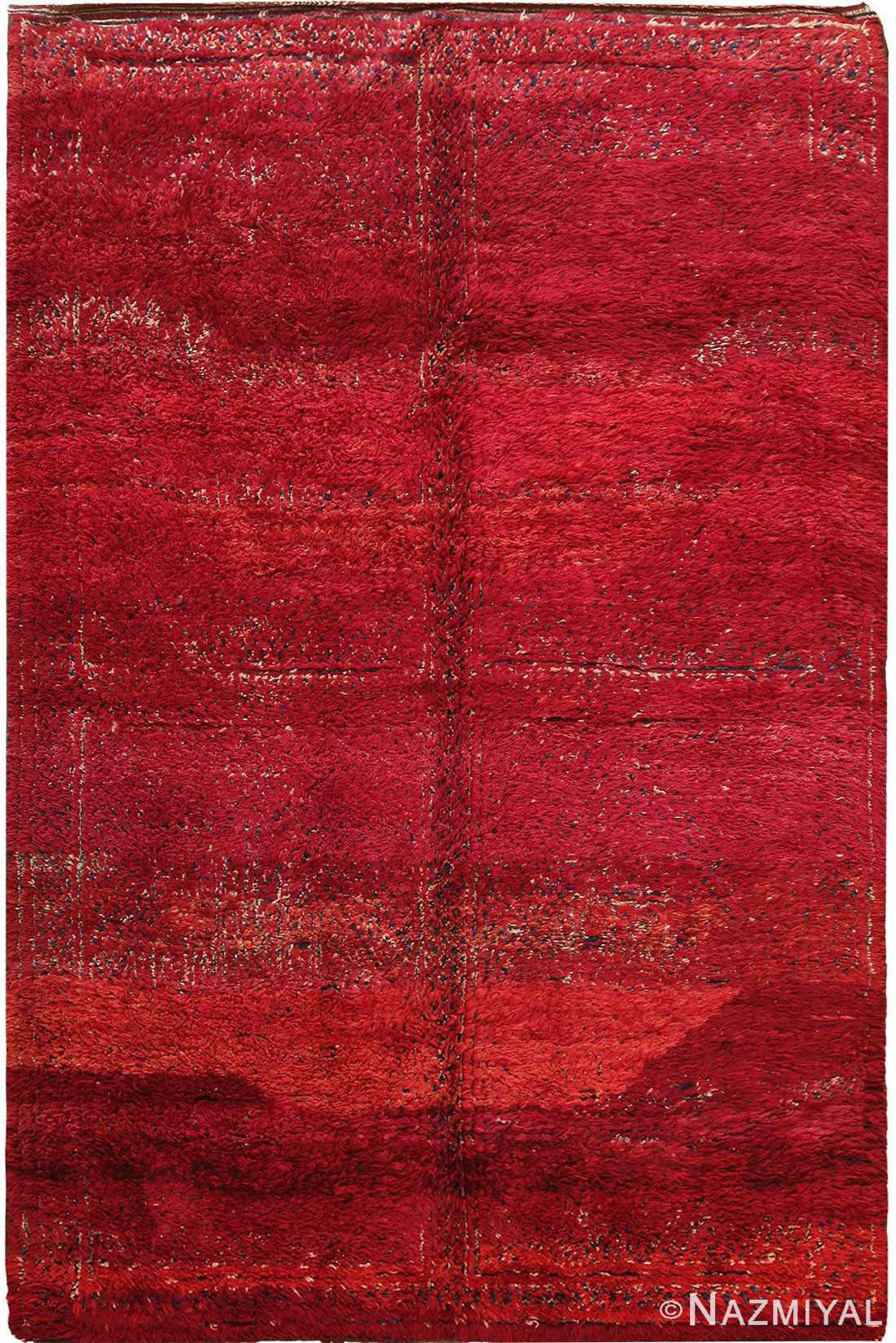 Nazmiyal Collection Tapis marocain rouge rétro - Wayfair Canada