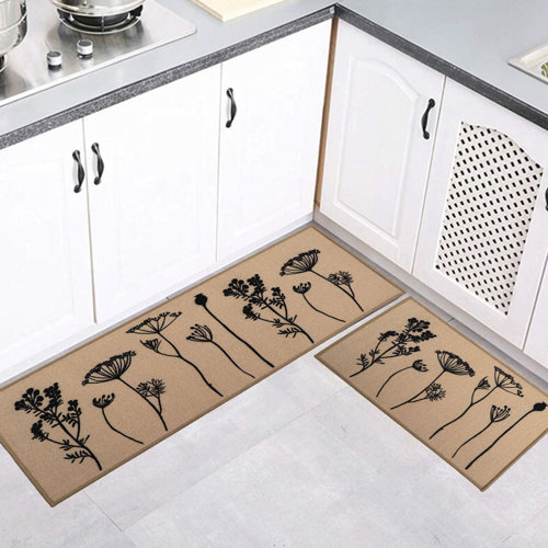 Brown Kitchen Mats You'll Love | Wayfair