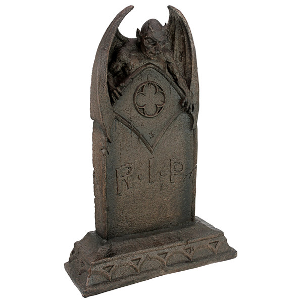 Design Toscano The Vampire Demon Tombstone Statue & Reviews | Wayfair