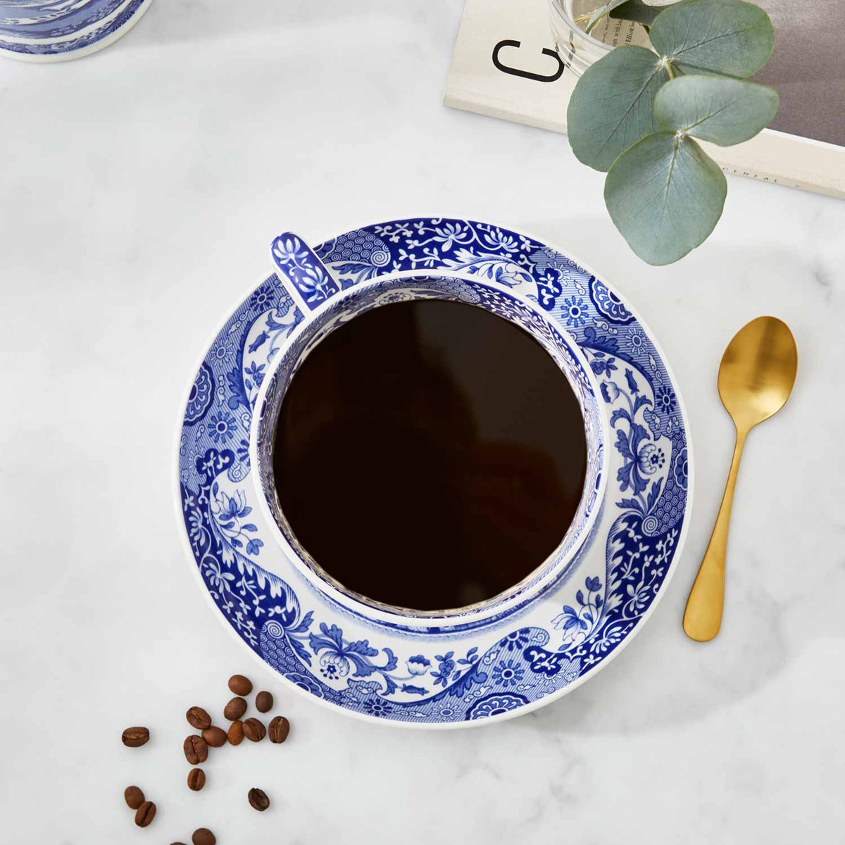 Spode Blue Italian Jumbo Cup & Saucer & Reviews | Birch Lane