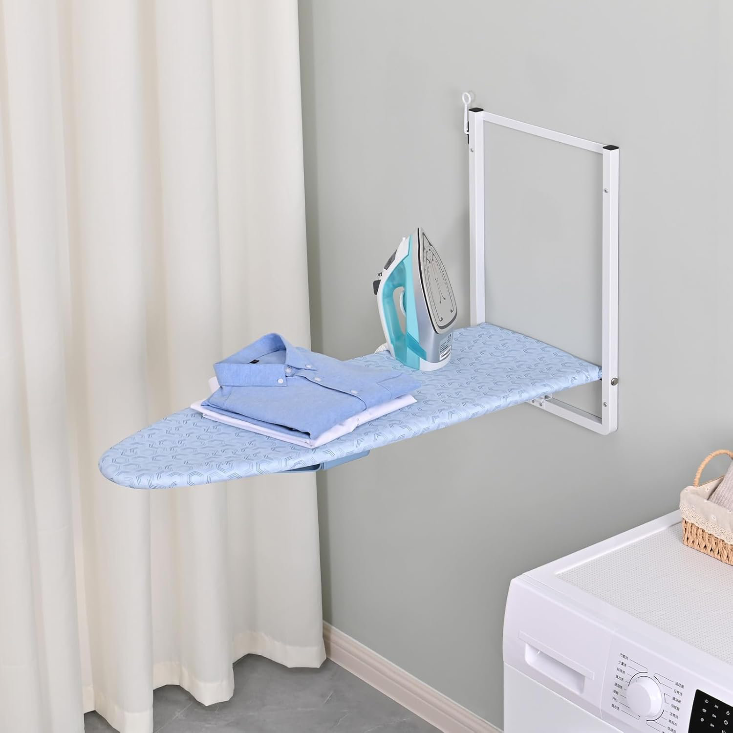 GO APPLIANCE CENTRAL, LLC Wall Mounted Ironing Board With Iron Holder ...