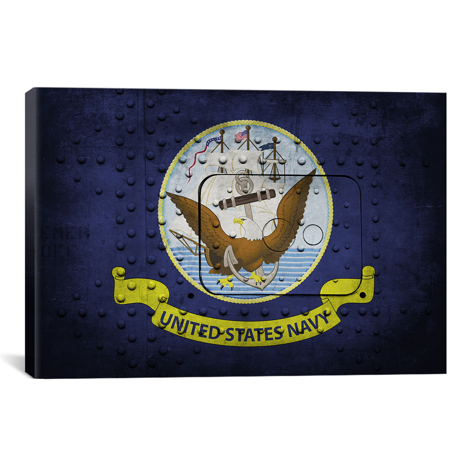 Winston Porter Drapeau de la marine américaine (fond de panneau de ...