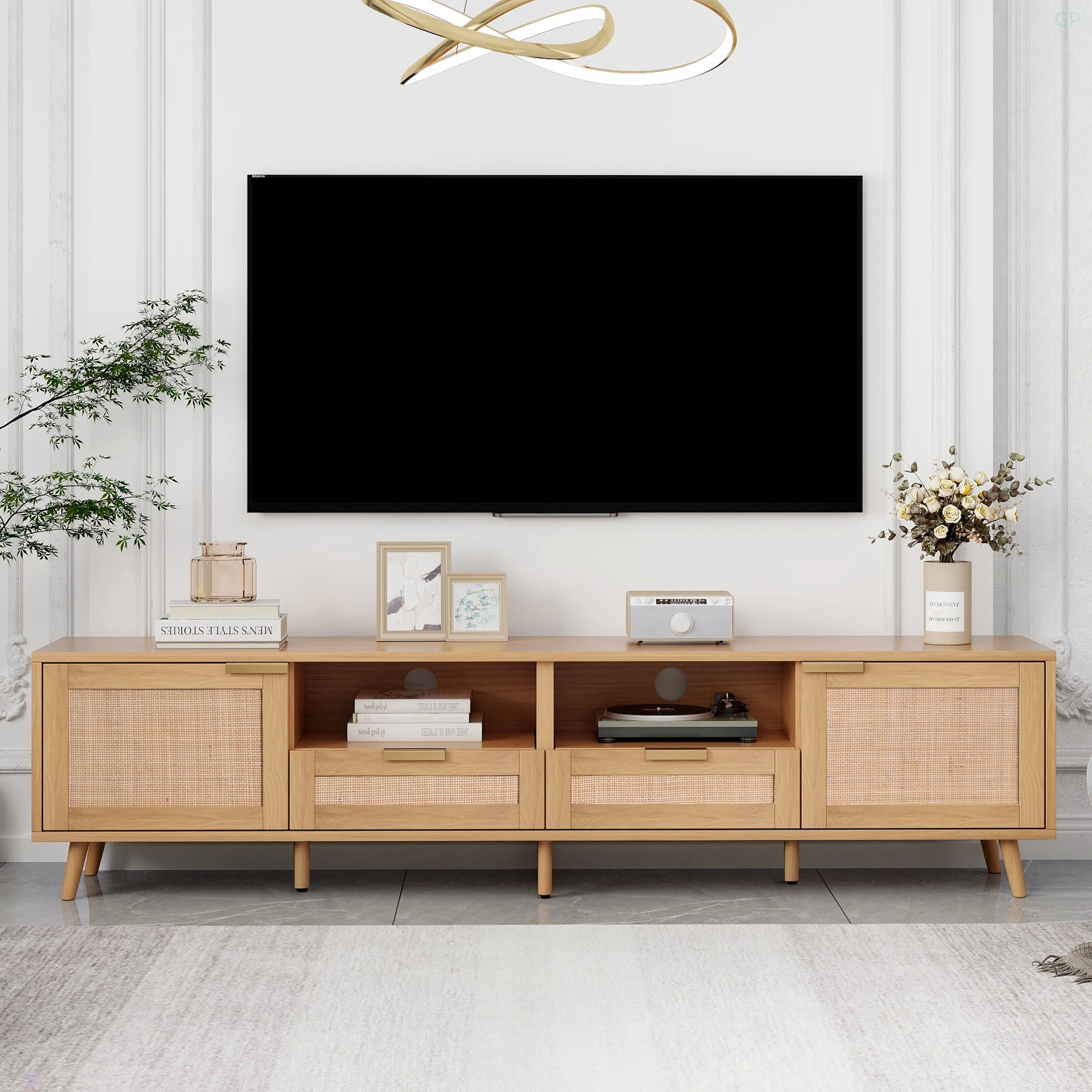 Bay Isle Home™ Modern Farmhouse Media Console For Living Room,Home ...