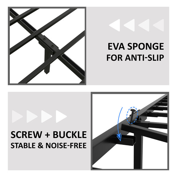 Trent Austin Design Tryston Bed Frame Industrial Platform Bed with ...