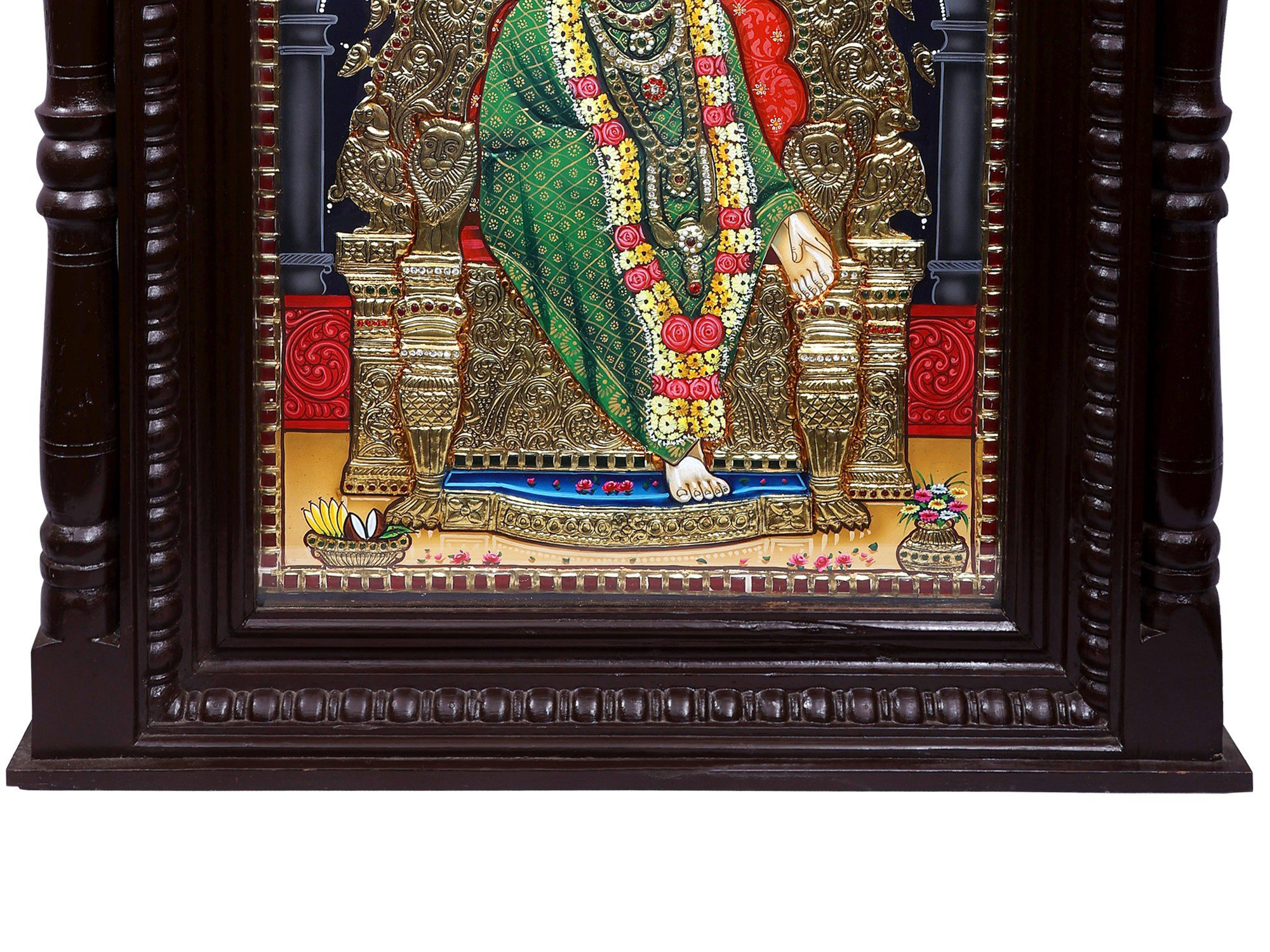 Exotic India Shirdi Sai Baba | Traditional Colors With 24K Gold | Wayfair