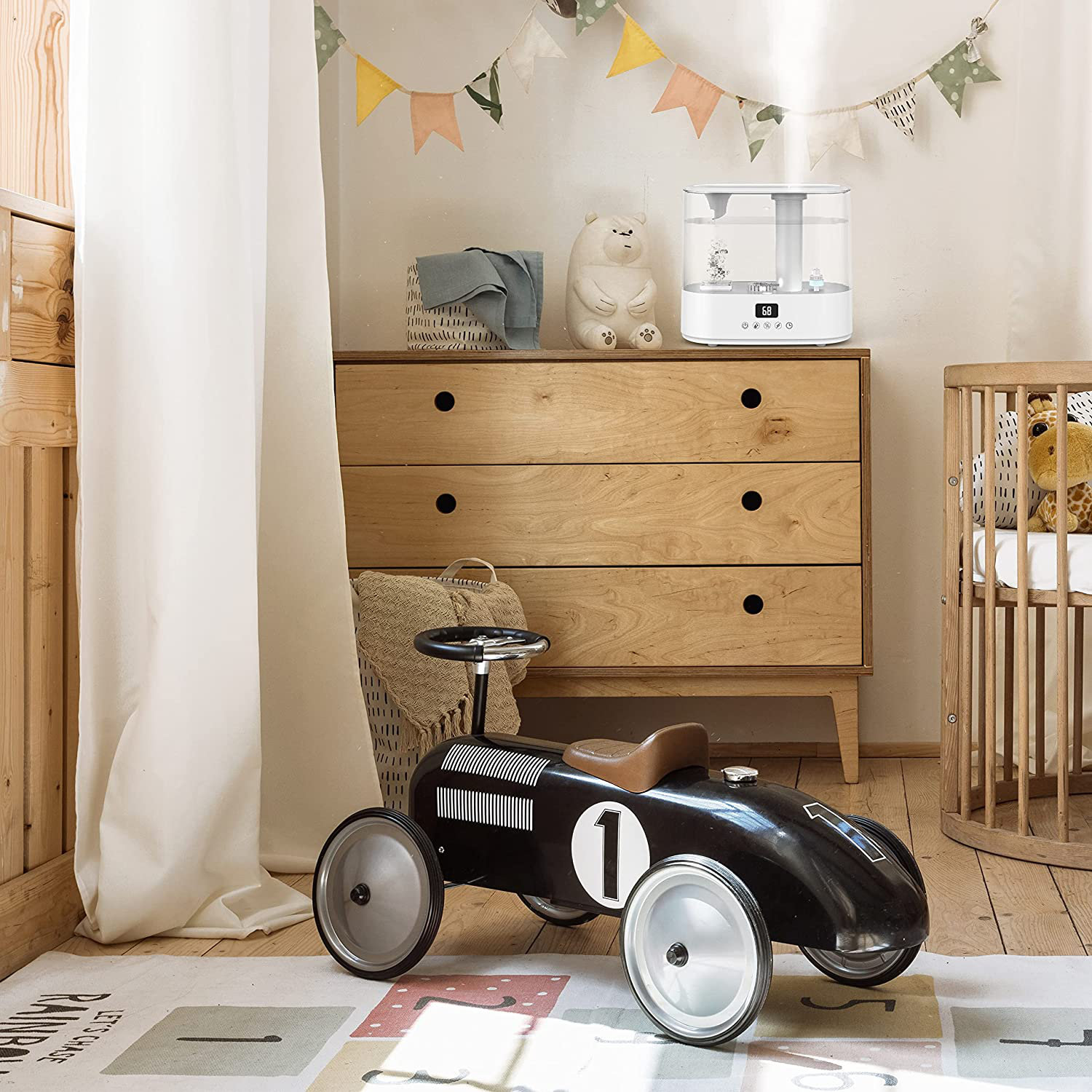 CG INTERNATIONAL TRADING Cool Mist Evaporative Tabletop Humidifier 193. ...