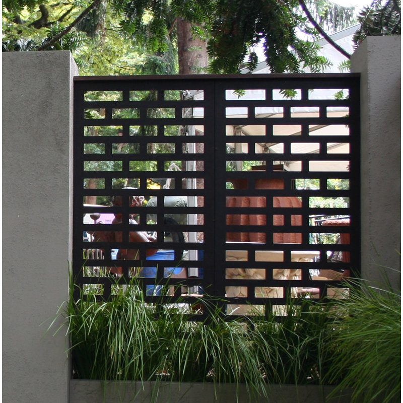 OUTDECO 48'' H x 24'' W Brown Composite Fencing | Wayfair