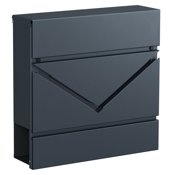 Inbox Zero Devinn Steel Wall Mounted Post Box | Wayfair.co.uk