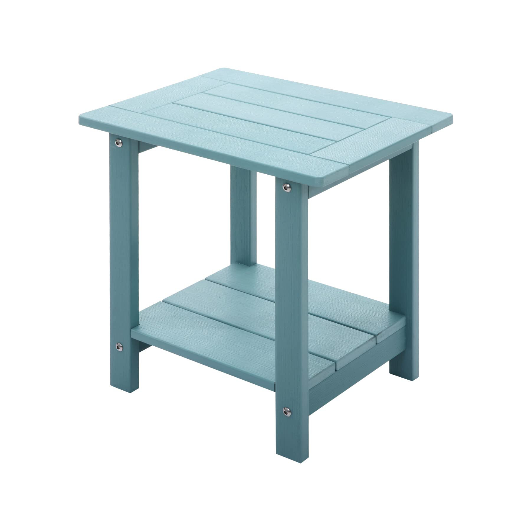 Dovecove Double Adirondack Side Table Weather Resistant, Outdoor ...