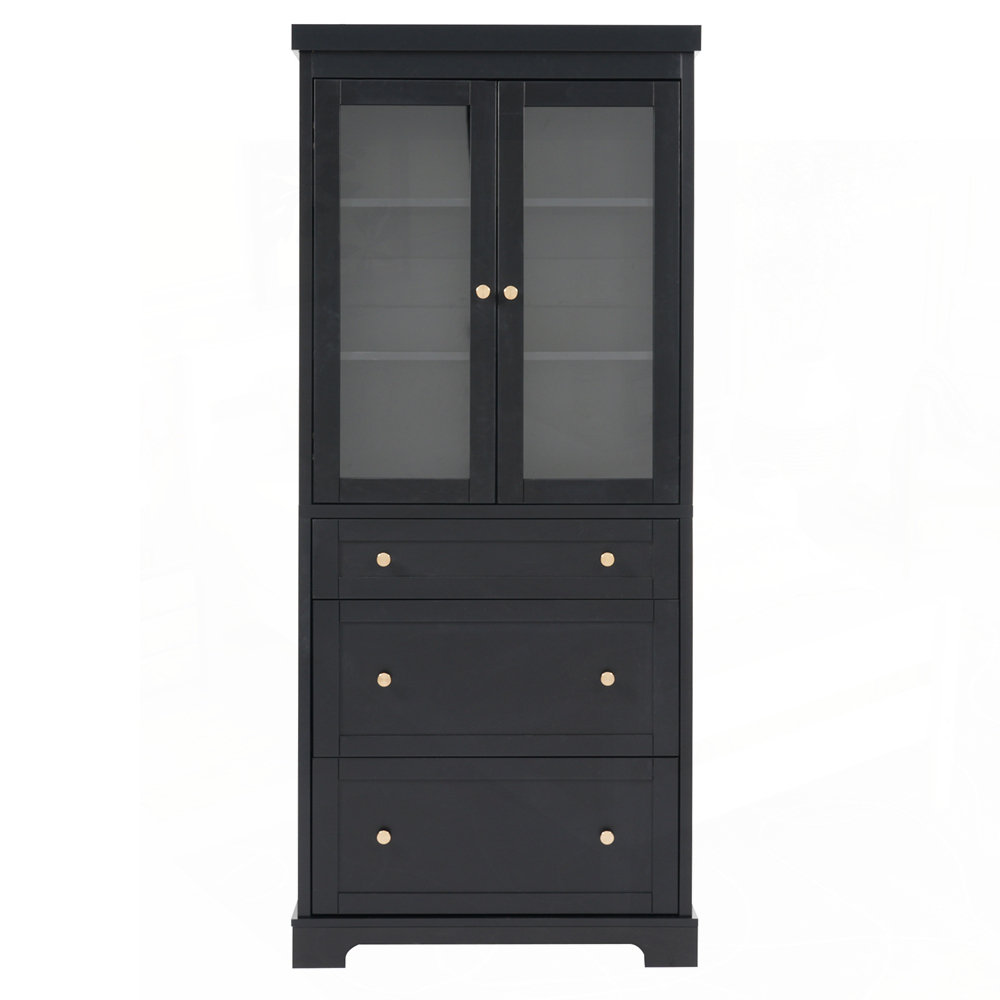 Latitude Run® Versatile Freestanding Bathroom Cabinet with Advanced ...