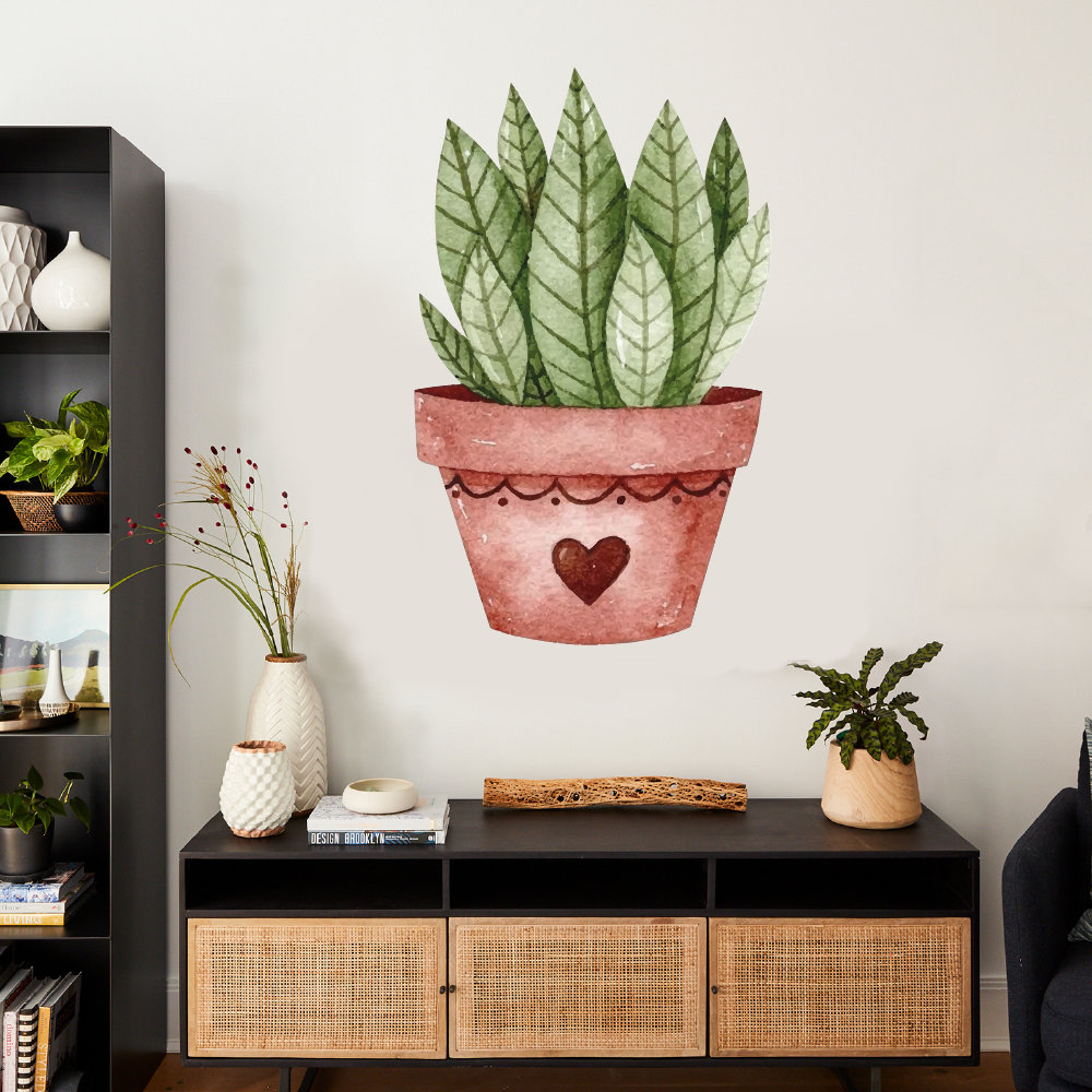 Winston Porter Plant Wall Decal | Wayfair