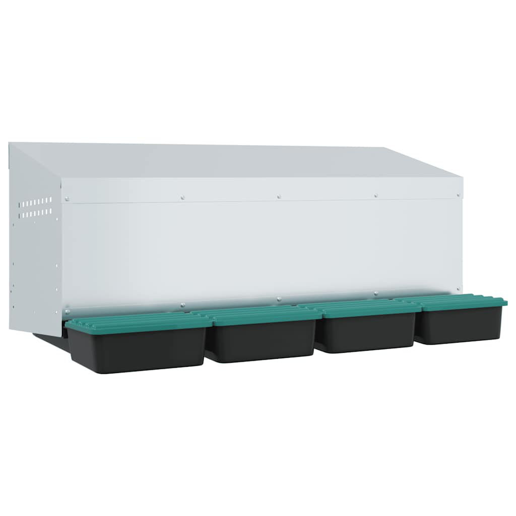 Archie & Oscar Chicken Nesting Box 4 Compartments Wall-Mounted ...