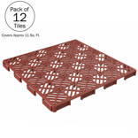 Master Mark Plastics Quix Tile Quix Interlocking Indoor/Outdoor Floor ...