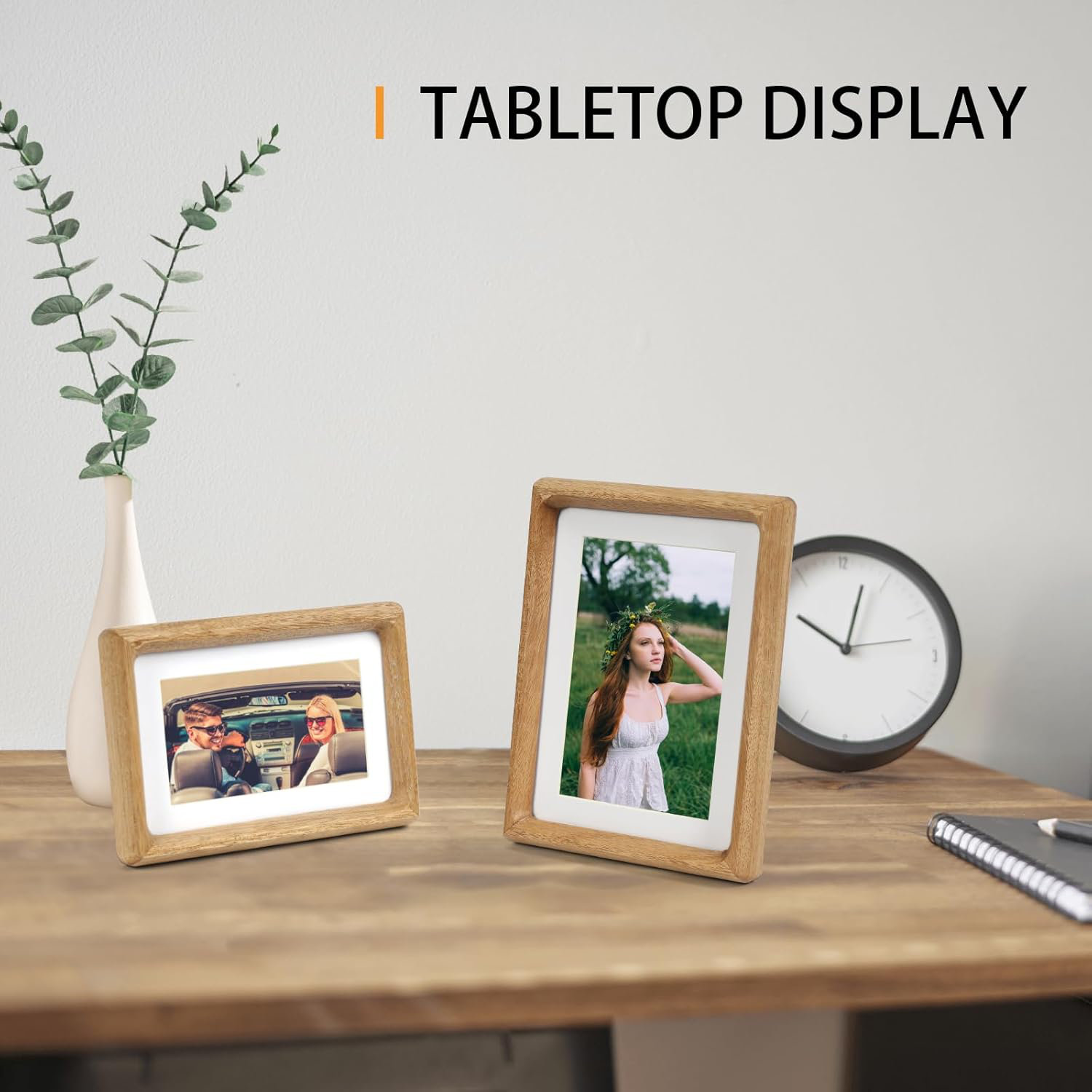 Loon Peak® 11x14 Light Wood Picture Frames Set Of 2 | Wayfair