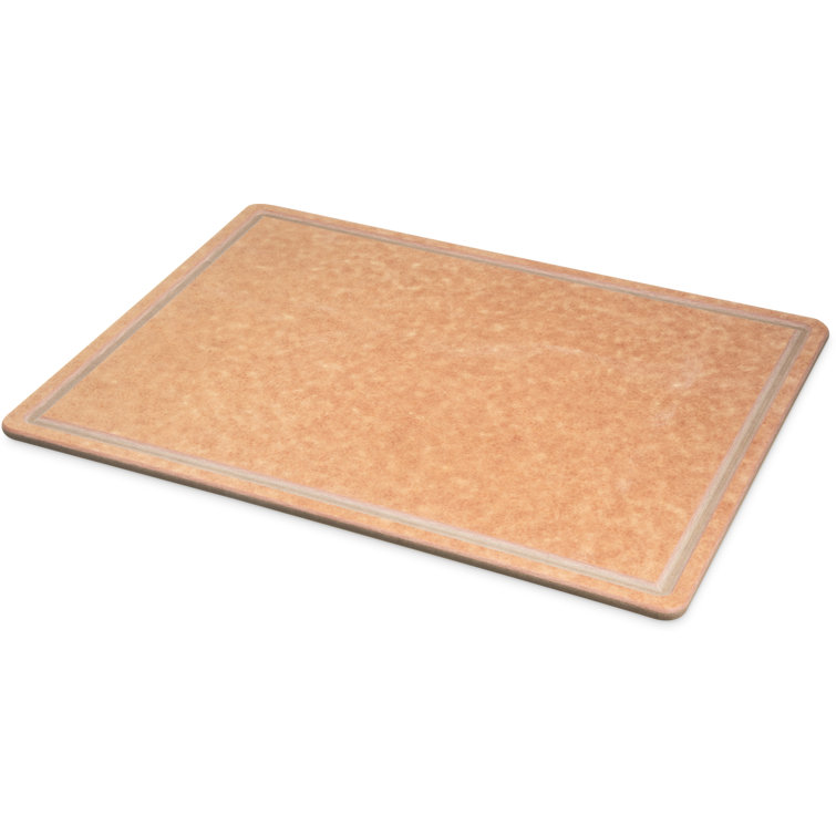 San Jamar Tuff Cut Cutting Board 18" x 24" x 0.5" - Brown | Wayfair