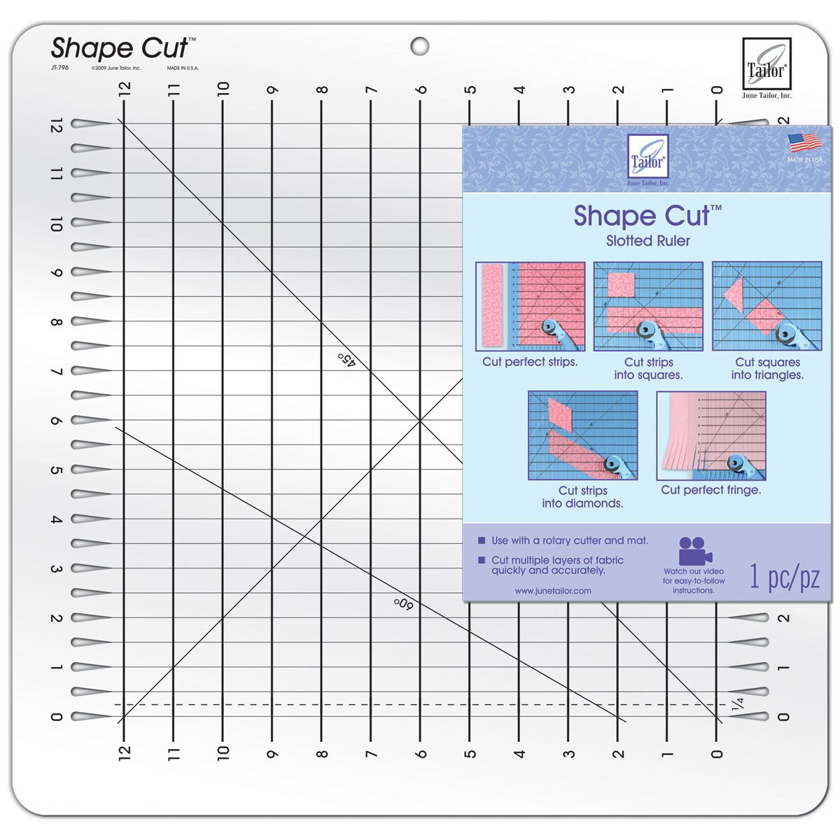AccuQuilt, LLC June Tailor Shape Cut Ruler | Wayfair