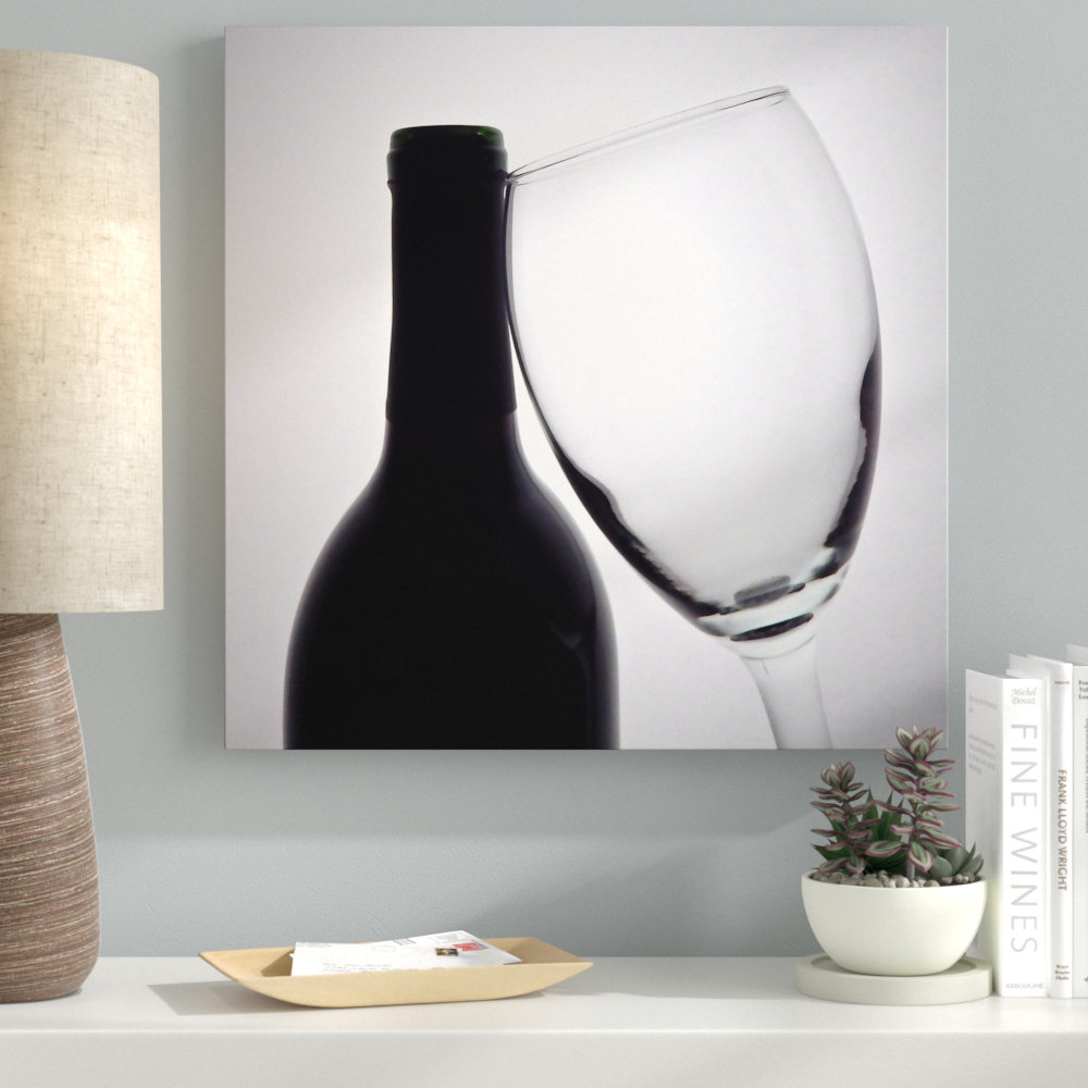 Ebern Designs 'Wine Curves I' Photographic Print on Wrapped Canvas ...