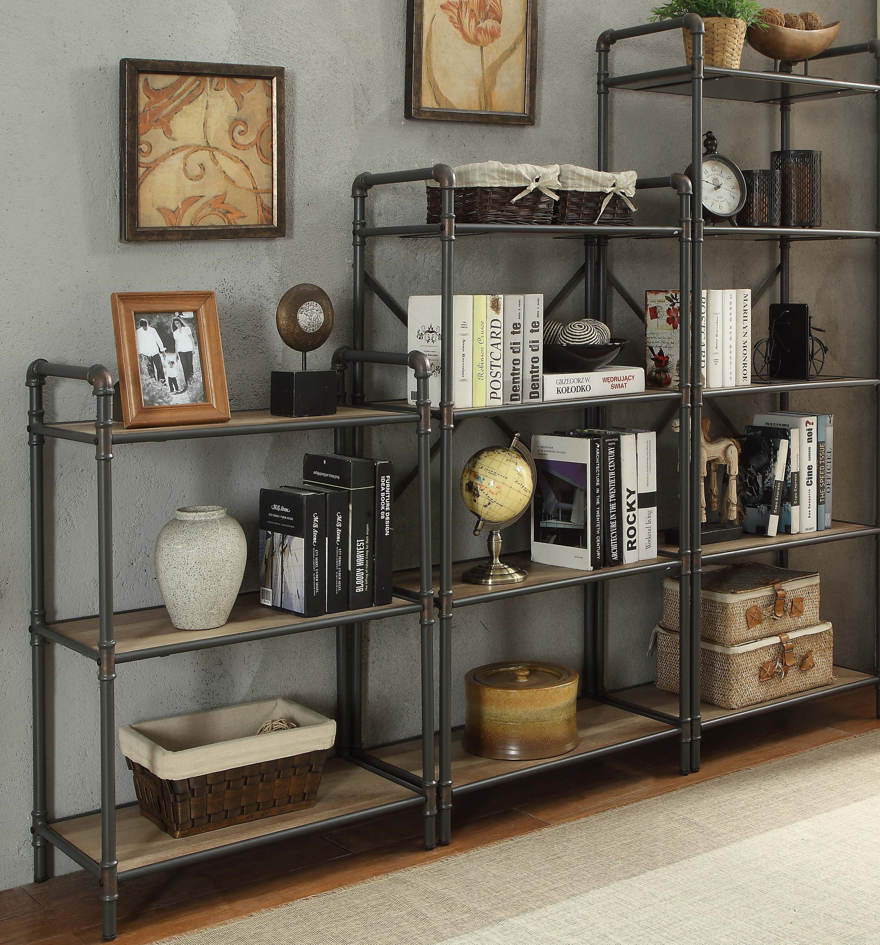 17 Stories 3 Piece Bookcase Set | Wayfair