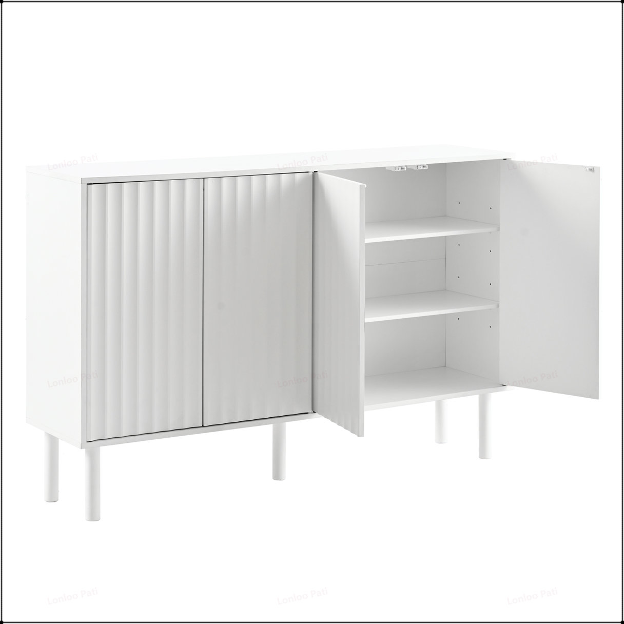 Latitude Run® Versatile Storage Cabinet with Modern Design and ...