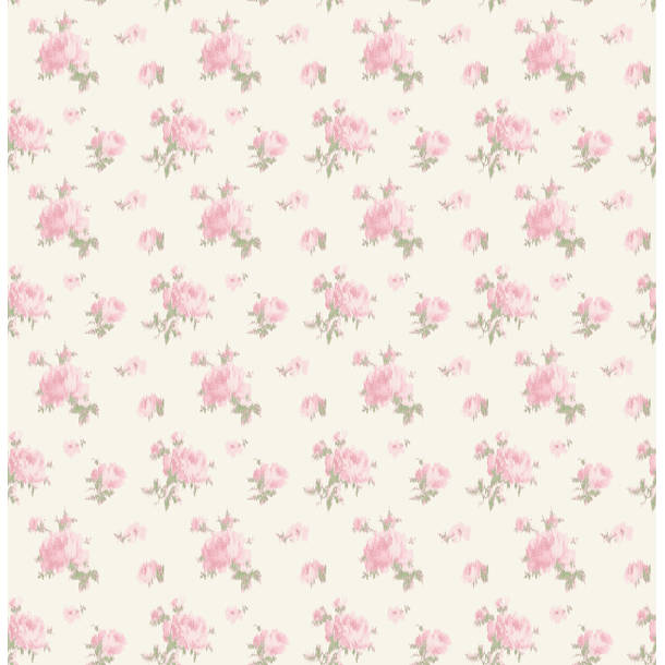 LoveShackFancy Rose Small Print 33' L x 20.5" W Wallpaper Roll ...