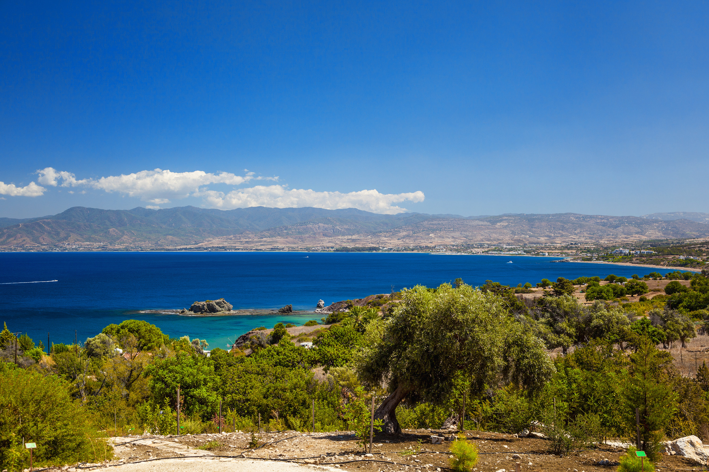 Highland Dunes Panorama of Peninsula Akamas, Cyprus by S-Dmit - Wrapped ...