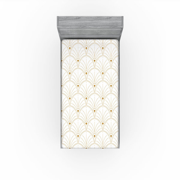 Ambesonne Art Deco Fitted Sheet | Wayfair
