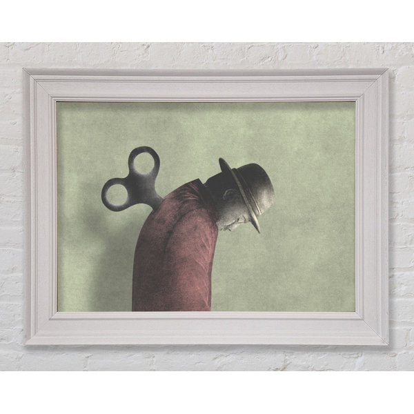 Happy Larry The Wind Up Man Framed Print | Wayfair.co.uk