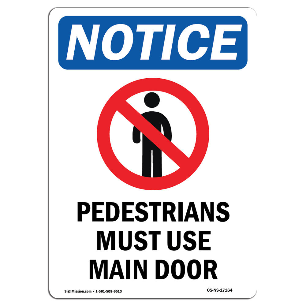 SignMission Pedestrians Must Use Sign | Wayfair