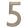 Architectural Mailboxes Brass House Letters And Numbers & Reviews | Wayfair