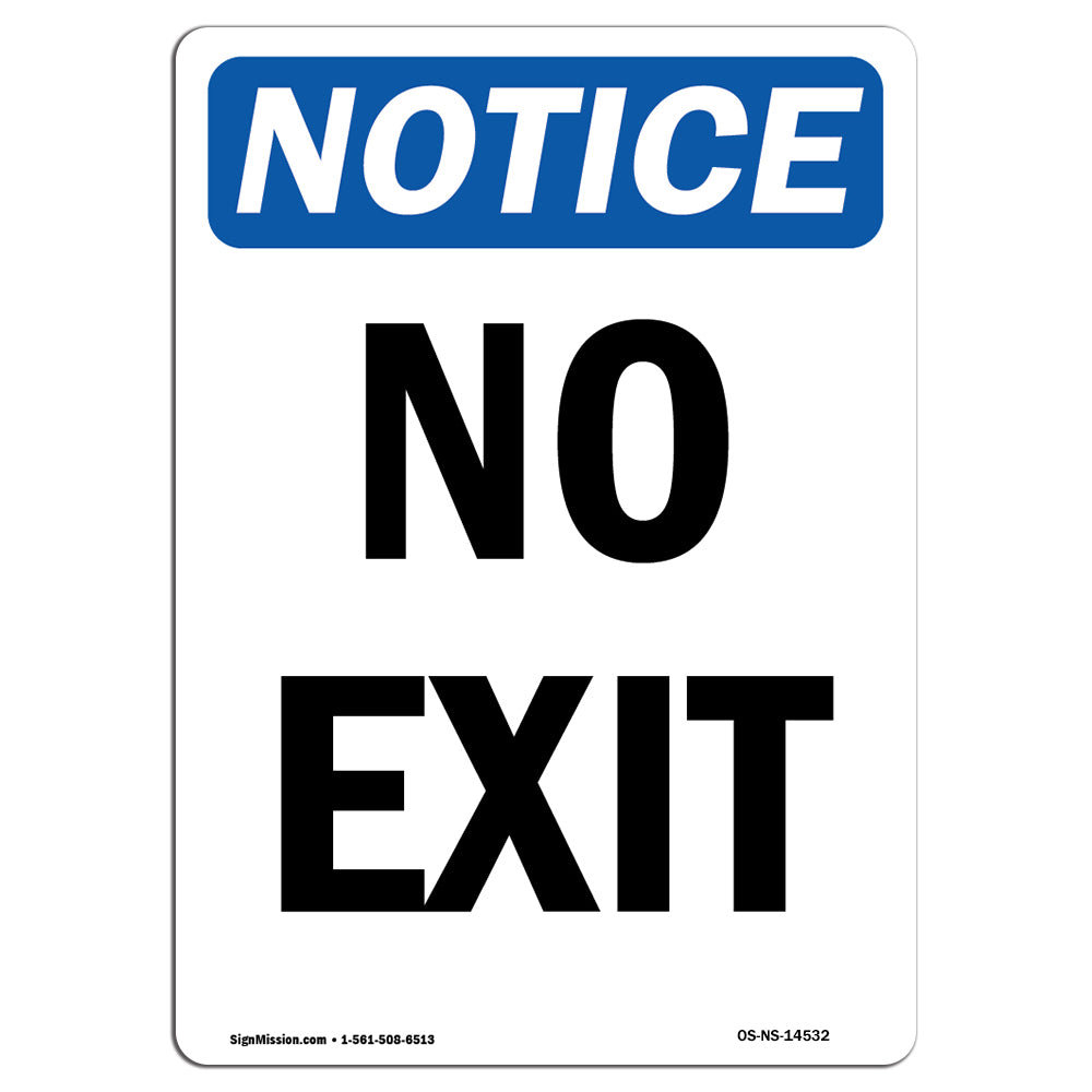 SignMission No Exit Sign | Wayfair