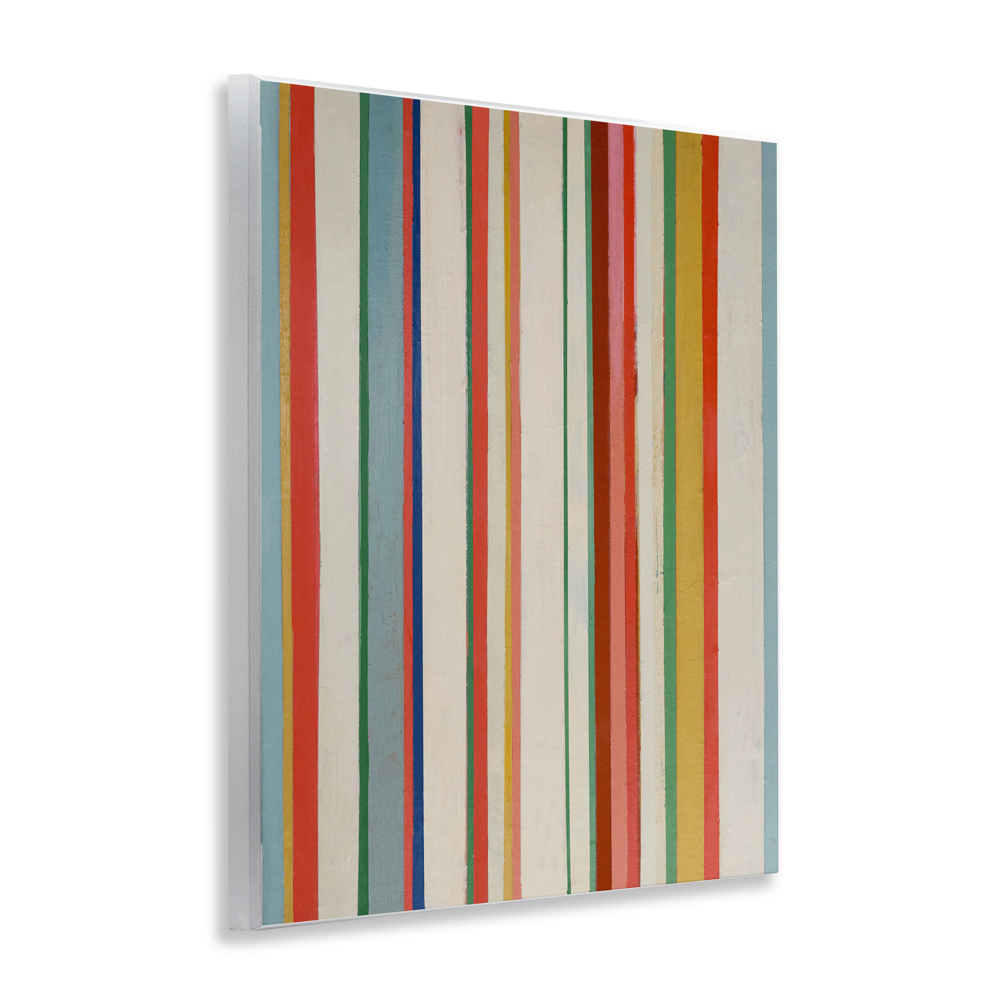 Dakota Fields Linear Rustic Stripes Wall Plaque Art by Pippin Schupbach ...